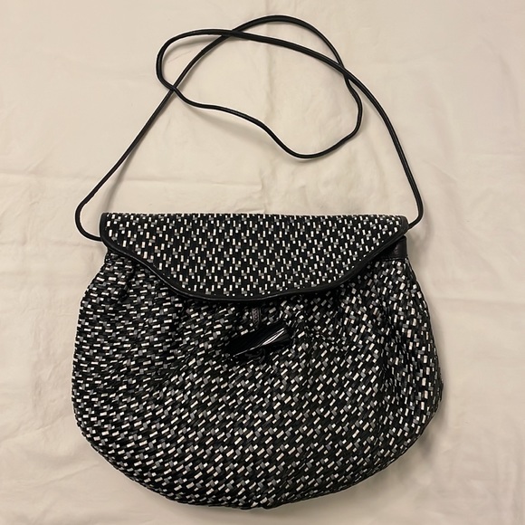 barbara bolan | Bags | Vintage Barbara Bolan Black And White Leather ...